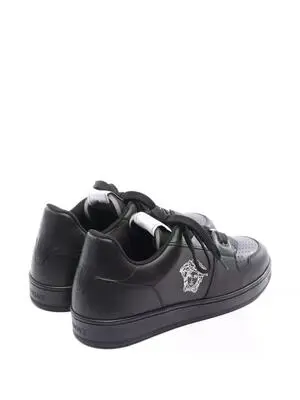 Versace Medusa Print Sneakers - Black