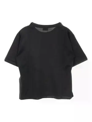 Saint Laurent Crew Neck Short Sleeve Top