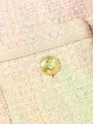 Celine 2010s Collarless Tweed Jacket
