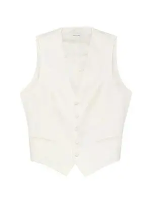 Tagliatore Sleeveless Waistcoat - Neutrals