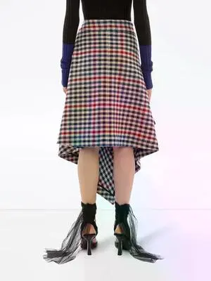 JW Anderson Wrap Check Blanket Skirt