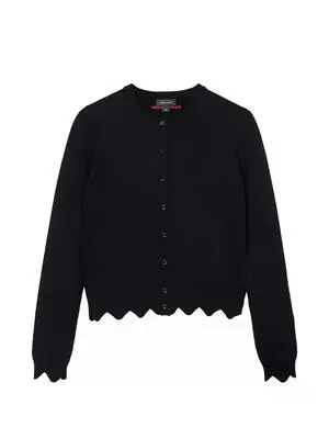 Marc Jacobs Logo-embroidered Cardigan - Black