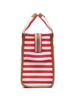 Marc Jacobs Medium The Tote Bag Striped Canvas Tote Bag