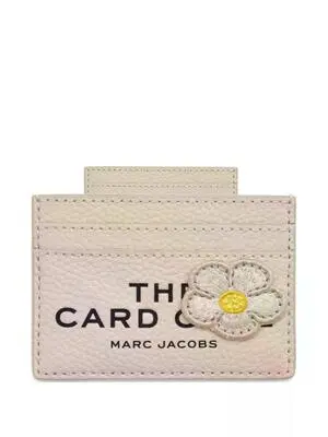 Marc Jacobs The Camp Card Case Patchwork Leather Card Holder - Neutrals