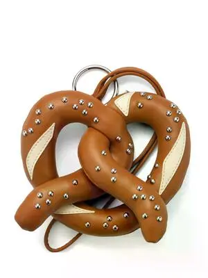 Marc Jacobs Pretzel Shape Bag Charm - Brown