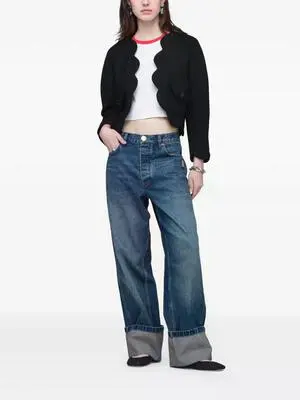 Marc Jacobs Scallop-trim Cropped Jacket