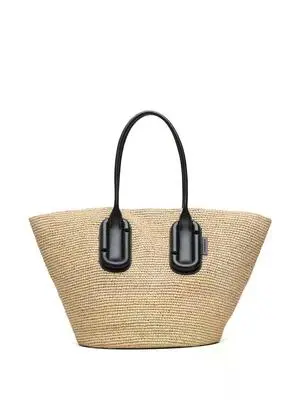 Marc Jacobs The Straw Tote Bag - Neutrals