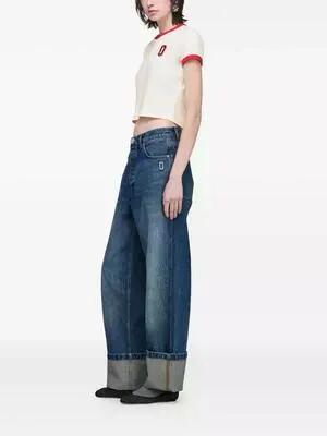 Marc Jacobs Logo-appliqué Jeans