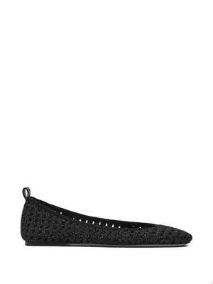Marc Jacobs Crochet Lace-up Ballet Flats