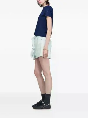 Marc Jacobs Daisy Appliqué Denim Skirt