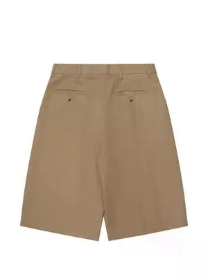 Simone Rocha Embellished Pleated Wide-leg Shorts