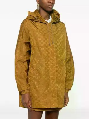Gucci Logo Pattern Hooded Jacket