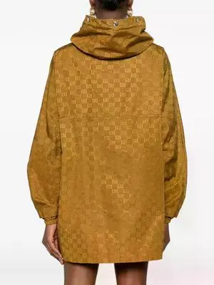 Gucci Logo Pattern Hooded Jacket