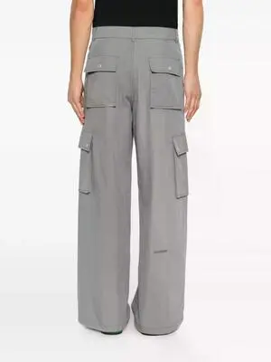 CARRER Vera Logo Print Wide-leg Cargo Pants