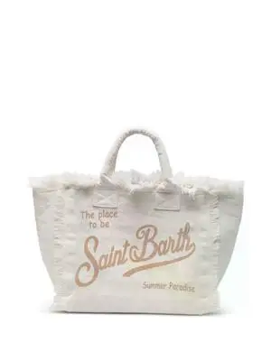 MC2 SAINT BARTH Vanity Tote Bag - White