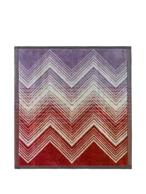 Missoni Marea Zigzag-print Face Towels - Blue
