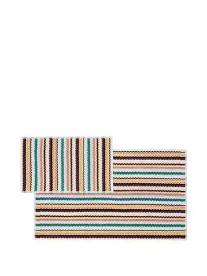 Missoni Zigzag-print Towels - White