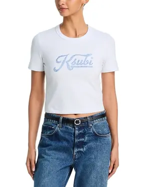 Ksubi Short Sleeve Embellished Logo T-shirt