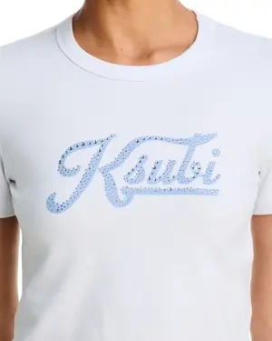 Ksubi Short Sleeve Embellished Logo T-shirt
