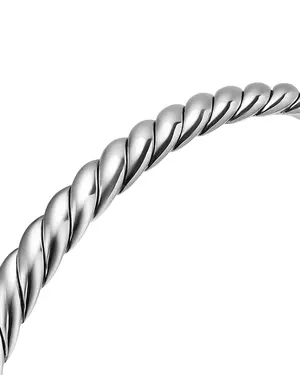 David Yurman Sculpted Cable Flex Bracelet - Silver