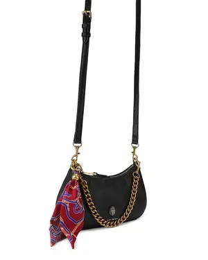 Kurt Geiger Sloane Hobo Crossbody Bag - Black