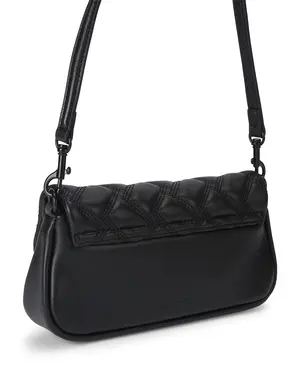 Kurt Geiger Quilted Leather Shoulder Bag - Black