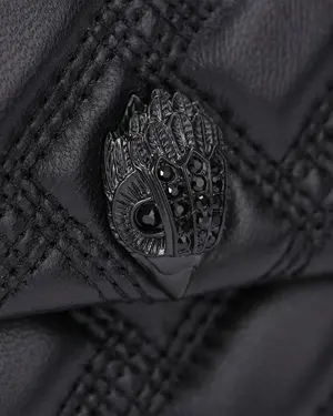 Kurt Geiger Quilted Leather Shoulder Bag - Black