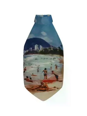 Cult Gaia Bina Beach Print Top - Blue