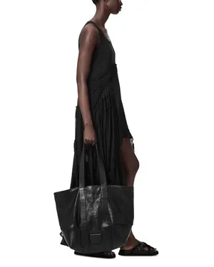 ALLSAINTS Ares Large Leather Tote - Black