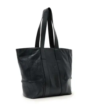 ALLSAINTS Ares Large Leather Tote - Black