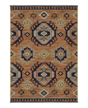 ORIENTAL WEAVERS Legacy Lgy01 3' 3 X 5'0 Area Rug - Rust