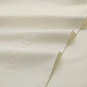 HUDSON PARK COLLECTION Giza 700 Cotton Sateen Flat Sheet, King Exclusive - Ivory Shell