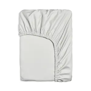 HUDSON PARK COLLECTION Giza 700 Cotton Sateen Fitted Sheet, Queen Exclusive - Antarctica