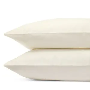 HUDSON PARK COLLECTION Giza 700 Cotton Sateen Pillowcase, Standard, Set Of 2 Exclusive - Ivory Shell