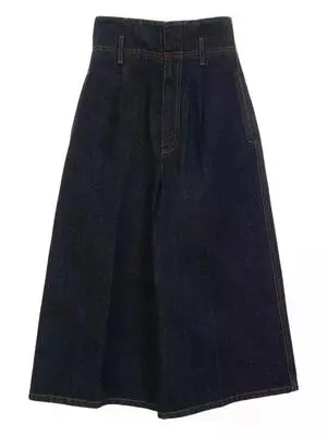 Dior High-waist Wide-leg Pants - Blue