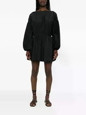 Andamane Clara Open-back Balloon-sleeve Dress