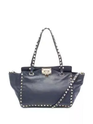 Valentino Garavani Rockstud Two-way Handbag - Blue