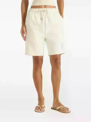 Manière De Voir Maniere De Voir Cotton Shorts With Drawstring Waist