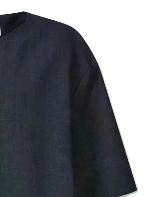 STUDIO TOMBOY Box-pleat Short-sleeved Jacket
