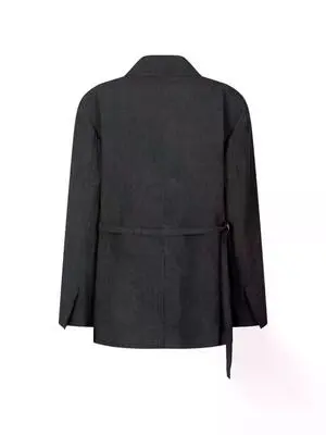 STUDIO TOMBOY Notched Lapel Linen Blazer