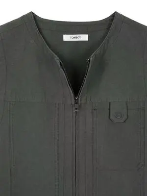 STUDIO TOMBOY Charcoal Grey Cargo Pocket Sleeveless Dress