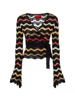 La DoubleJ Zephyr Lace Wrap Top