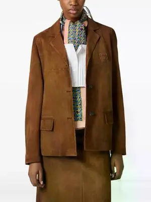 Miu Miu Suede Artisanal Jacket