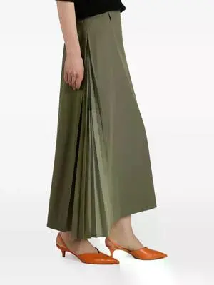 Incotex Pleated Detail Maxi Skirt