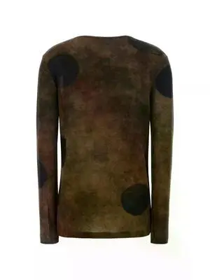 UMA WANG Printed Tie-fastening Cardigan