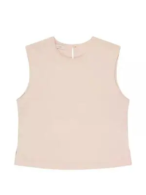 GLANSHIRT Crew-neck Blouse - Pink