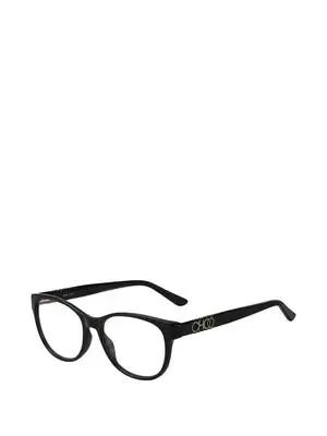 JIMMY CHOO Logo Plaque Eyeglasses