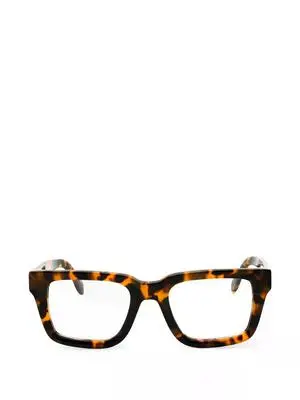 Palm Angels Square-frame Glasses - Brown