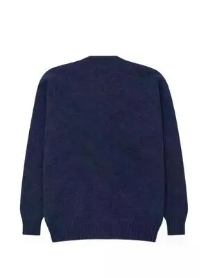 FORTELA Shetland Wool Sweater - Blue