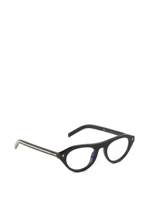 Prada Sunglasses With Iconic Metal Plaque - Black